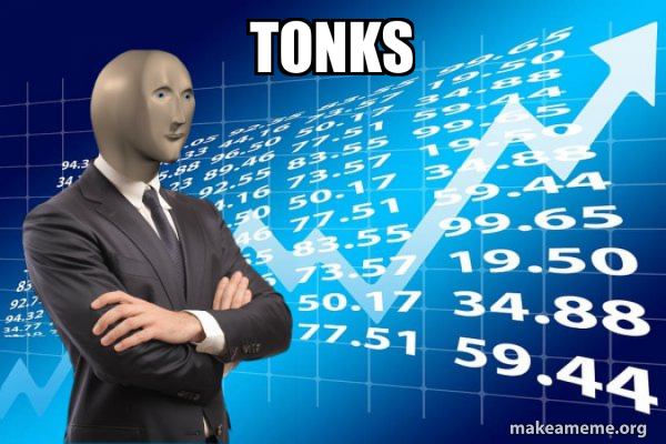 TONKS - Stonks Only Go Up Meme Generator