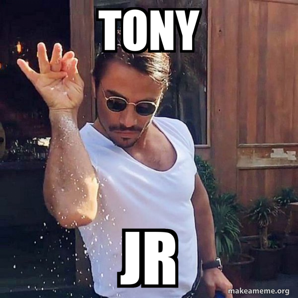 TONY JR - SaltBae or Salt Bae Meme Generator