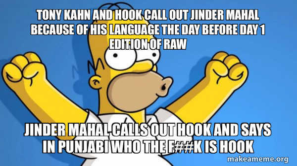 TONY KAHN AND HOOK CALL OUT JINDER MAHAL BECAUSE OF HIS LANGUAGE THE ...