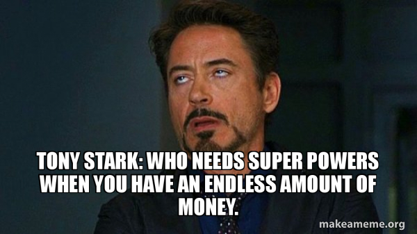 Tony Stark Eye Roll