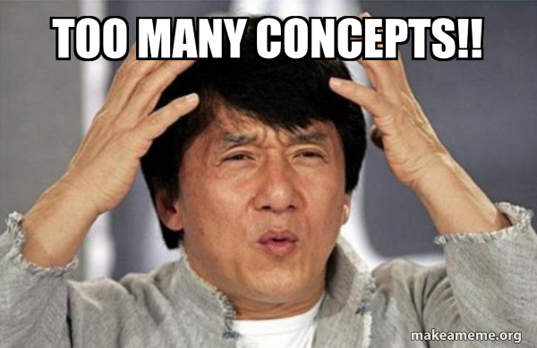 too many concepts!! - Jackie Chan Why? Meme Generator
