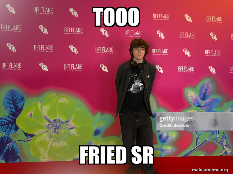 Tooo Fried sr Meme Generator