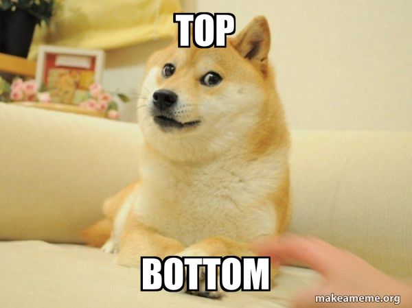 top bottom - Doge Meme Generator