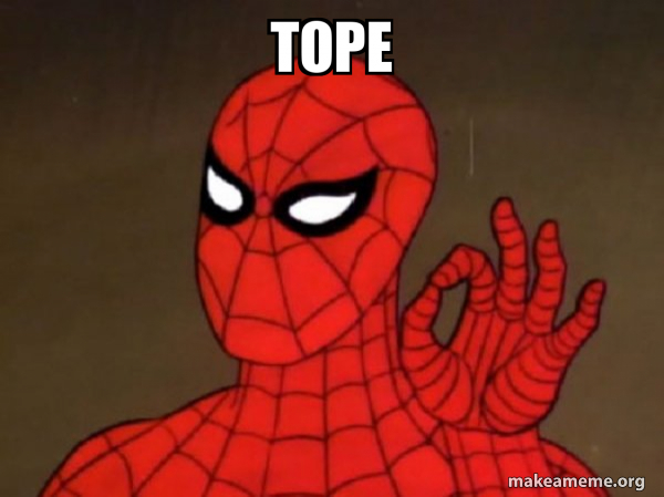 tope - Spiderman - Care factor Zero Meme Generator