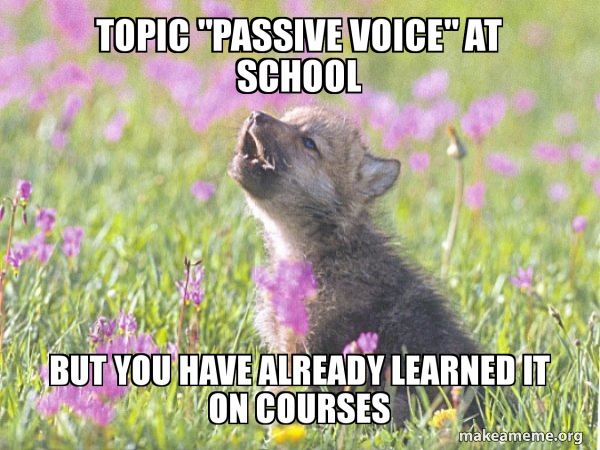 Passive Voice Memes