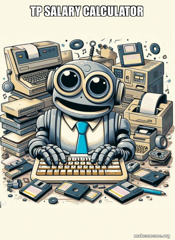 TP salary calculator - Ai Meme Generator
