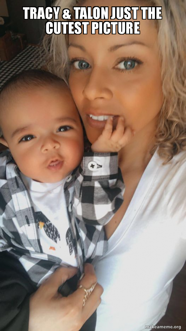 Tracy & Talon just the cutest picture Meme Generator