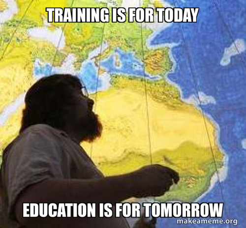 training is for today education is for tomorrow - education-training ...