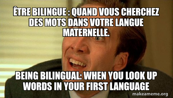 Être bilingue : quand vous cherchez des mots dans votre langue ...
