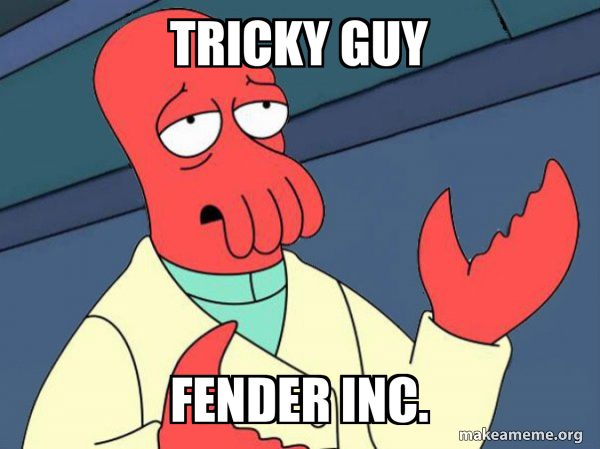 Tricky guy Fender inc. - Tricky Zoidberg Meme Generator