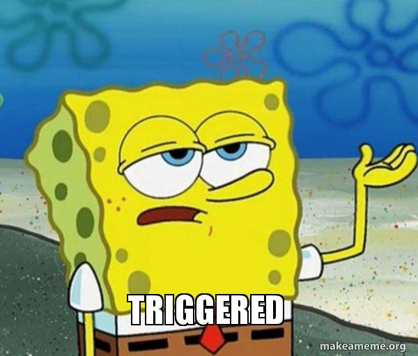 Triggered Meme Spongebob I Drew This Weird Heart Meme Thingy Which