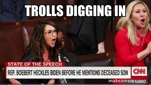 trolls digging in Meme Generator