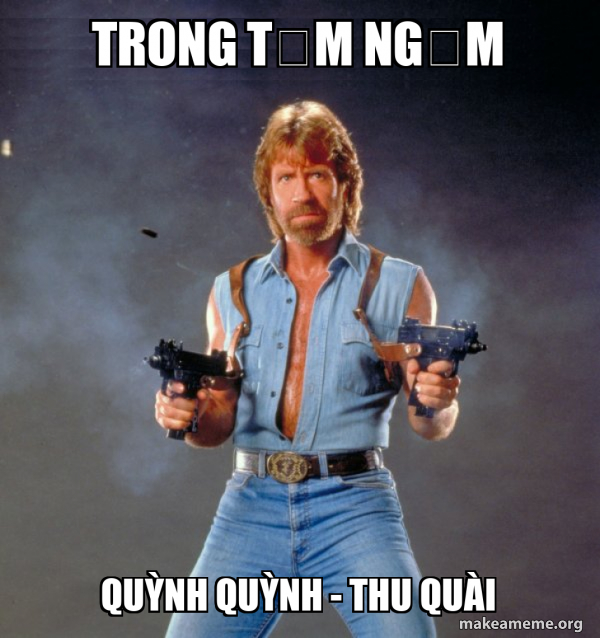 Trong tầm ngắm Quỳnh Quỳnh - Thu Quài - Chuck Norris Meme Generator