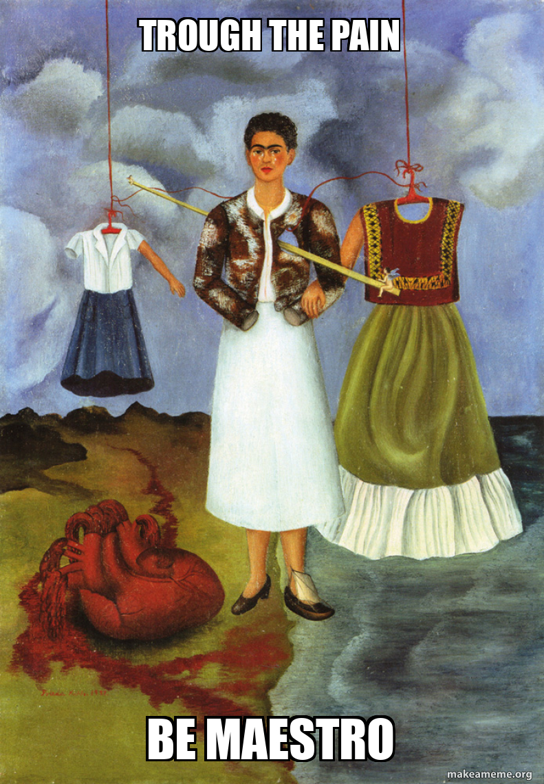 trough the pain be maestro Meme Generator