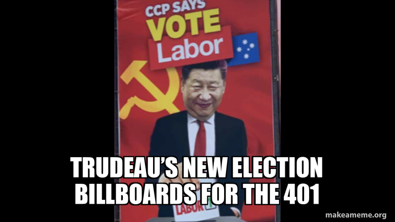 Trudeau’s new election billboards for the 401 Meme Generator