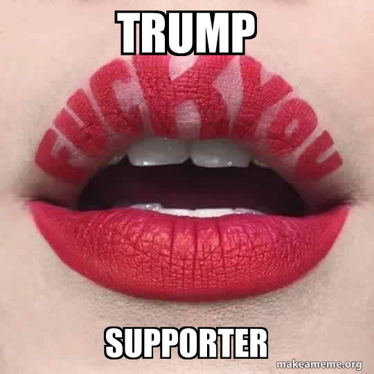 Trump SUPPORTER Meme Generator