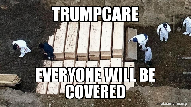 TRUMPCARE Everyone will be covered Meme Generator