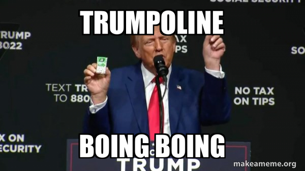 trumpoline boing boing - Trump Tic Tac Meme Generator