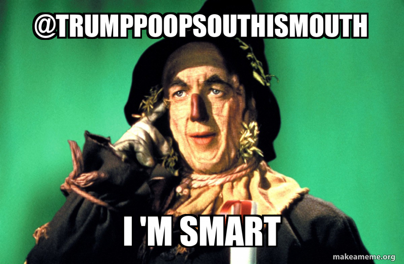 @trumppoopsouthismouth i 'm smart Meme Generator