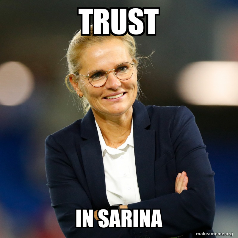 TRUST In sarina Meme Generator