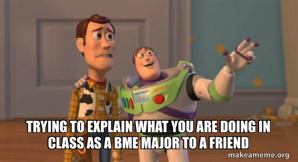 Trying to explain what you are doing in class as a BME major to a ...