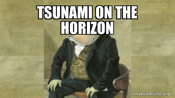Tsunami on the Horizon - Colonel Toad Meme Generator