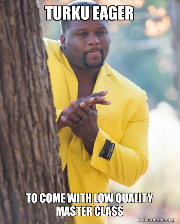 turku eager to come with low quality master class - Anthony Adams in ...