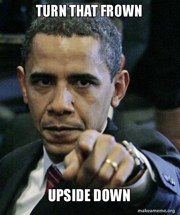 Obama Frown Meme Barack Obama Us President Merch & Gifts For Sale