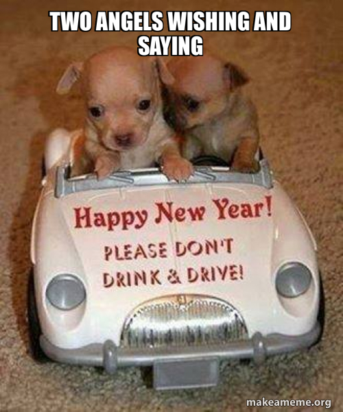 two angels wishing and saying Meme Generator