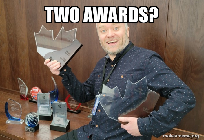 two awards? Meme Generator