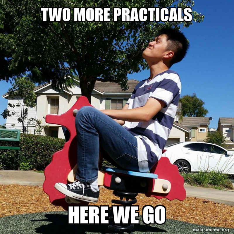 two more practicals here we go Meme Generator