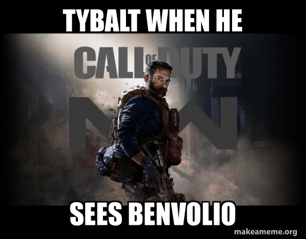 Tybalt when he sees Benvolio - Call of Duty (COD) - Modern Warfare Meme ...