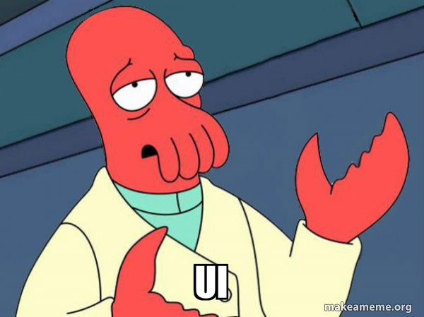 UI - Tricky Zoidberg Meme Generator