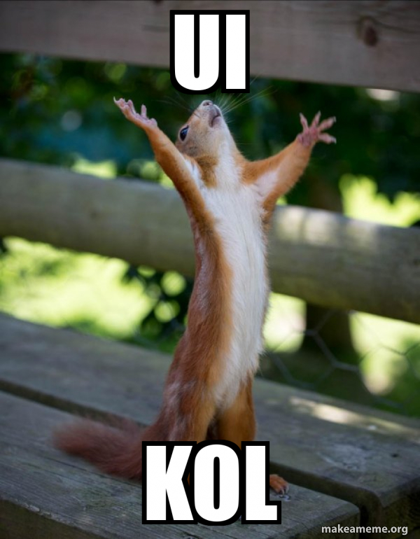 ui kol - Happy Squirrel Meme Generator