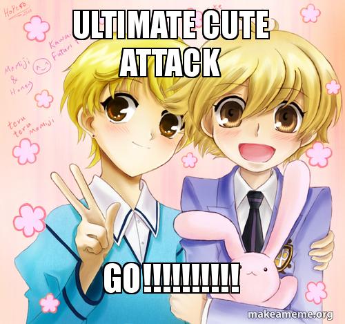 ultimate cute attack GO!!!!!!!!!! - so adorable Meme Generator