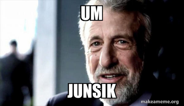 Um junsik - I Guarantee it - George Zimmer Meme Generator