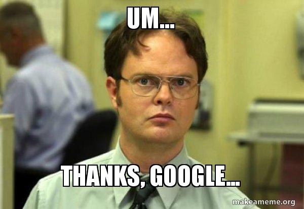 Um... Thanks, Google... - Schrute Facts (Dwight Schrute from The Office ...