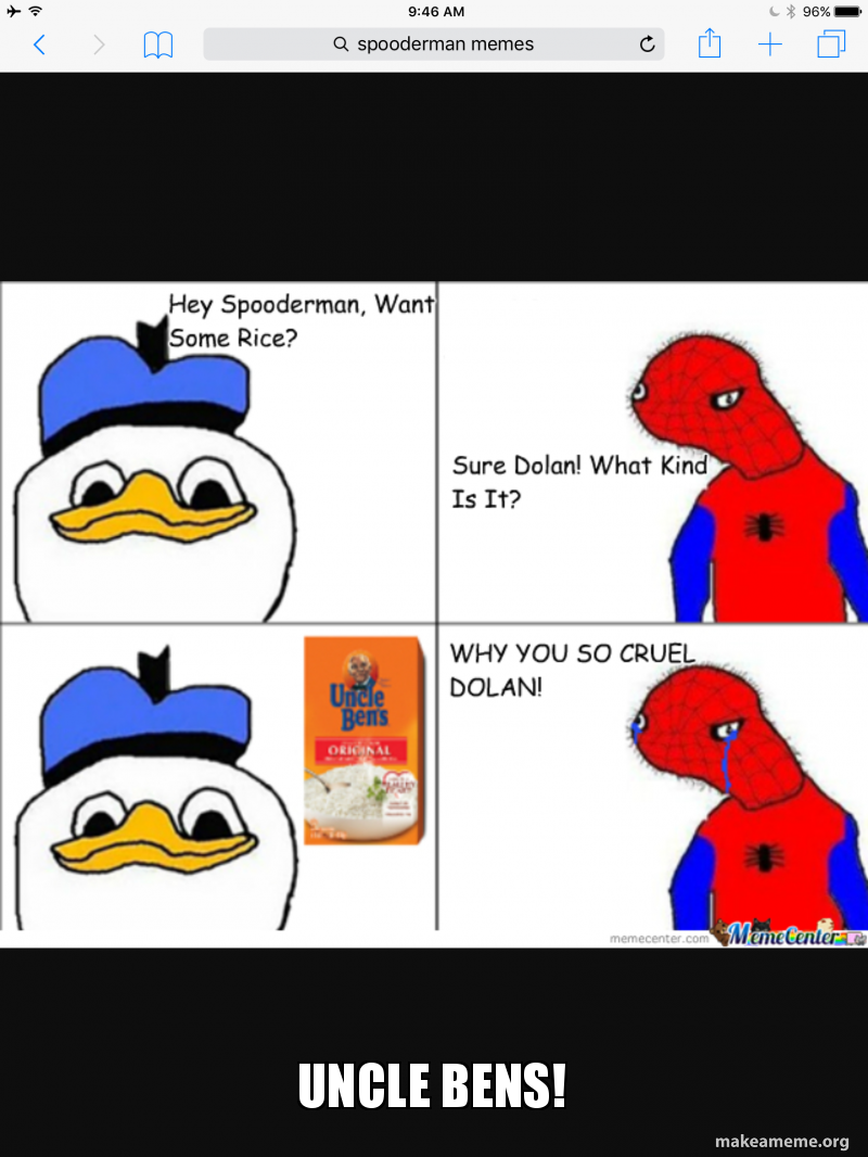 Uncle bens! - Rice time Meme Generator