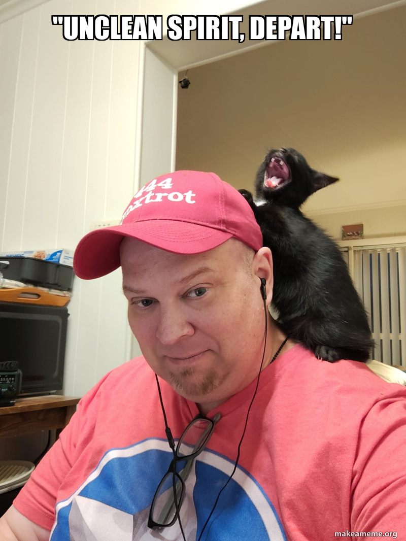 "unclean spirit, depart!" Meme Generator
