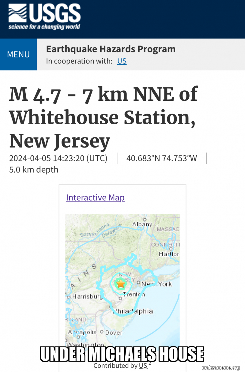 Under michaels house Meme Generator