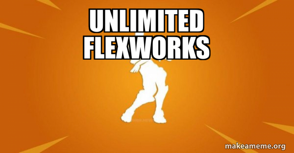 Unlimited Flexworks - Orange Justice Meme Generator