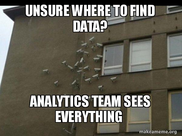 Unsure where to find Data? Analytics team sees everything - Paranoia ...