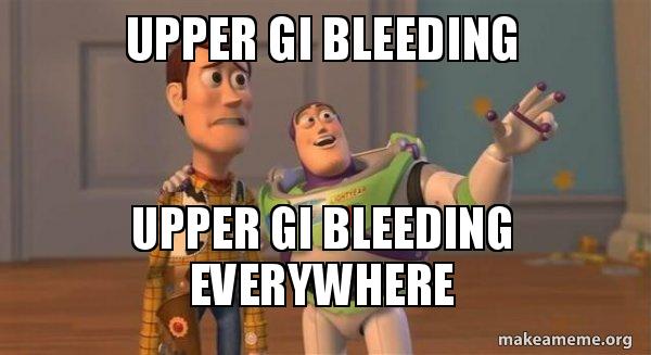 Upper GI Bleeding Upper GI Bleeding everywhere - Buzz and Woody (Toy ...