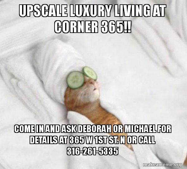 Upscale Luxury Living at Corner 365!! Come in and ask Deborah or ...