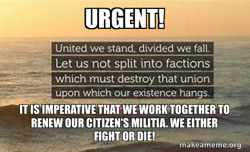 urgent! it is imperative that we work together to renew our citizen's ...