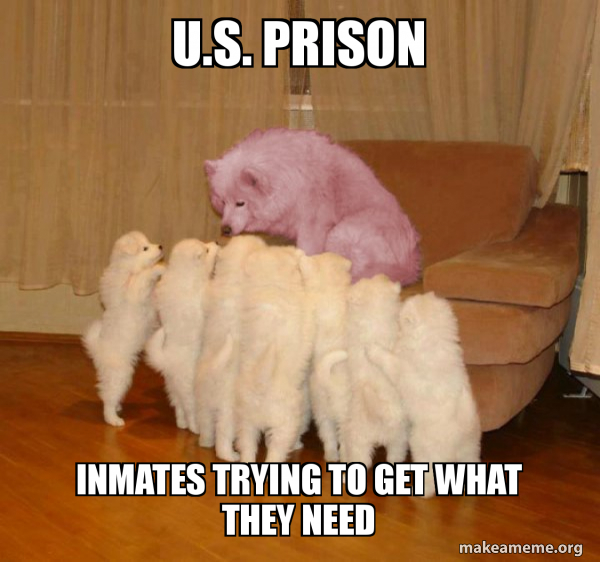 U.S. Prison Inmates trying to get what they need - Malicious ...