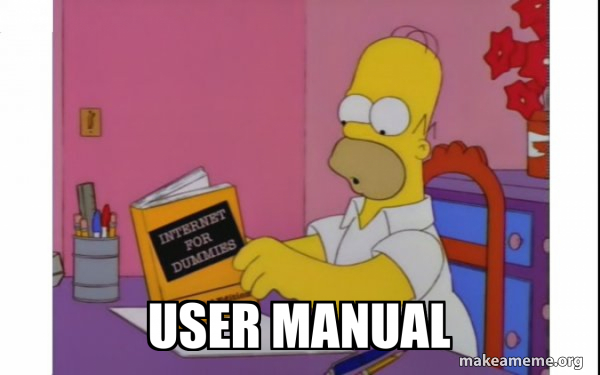 user manual - Computer Homer Meme Generator