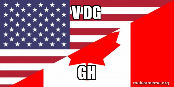 V dg Gh - USA vs Canada Meme Generator