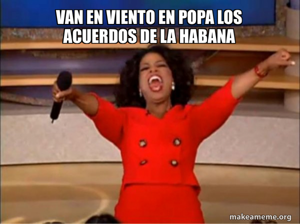 Van en viento en popa los acuerdos de la Habana - Oprah Winfrey - You ...