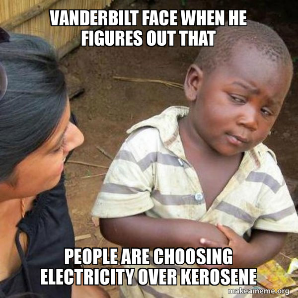 Vanderbilt face when he figures out that People are choosing ...